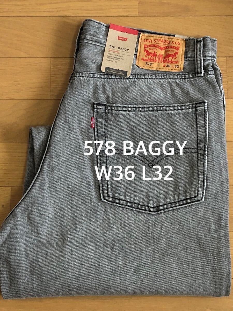 Levi's 578 BAGGY GRAY STONEWASH W36 L32(W36)｜売買されたオークション情報、yahooの商品情報をアーカイブ公開 - オークファン（aucfan.com）