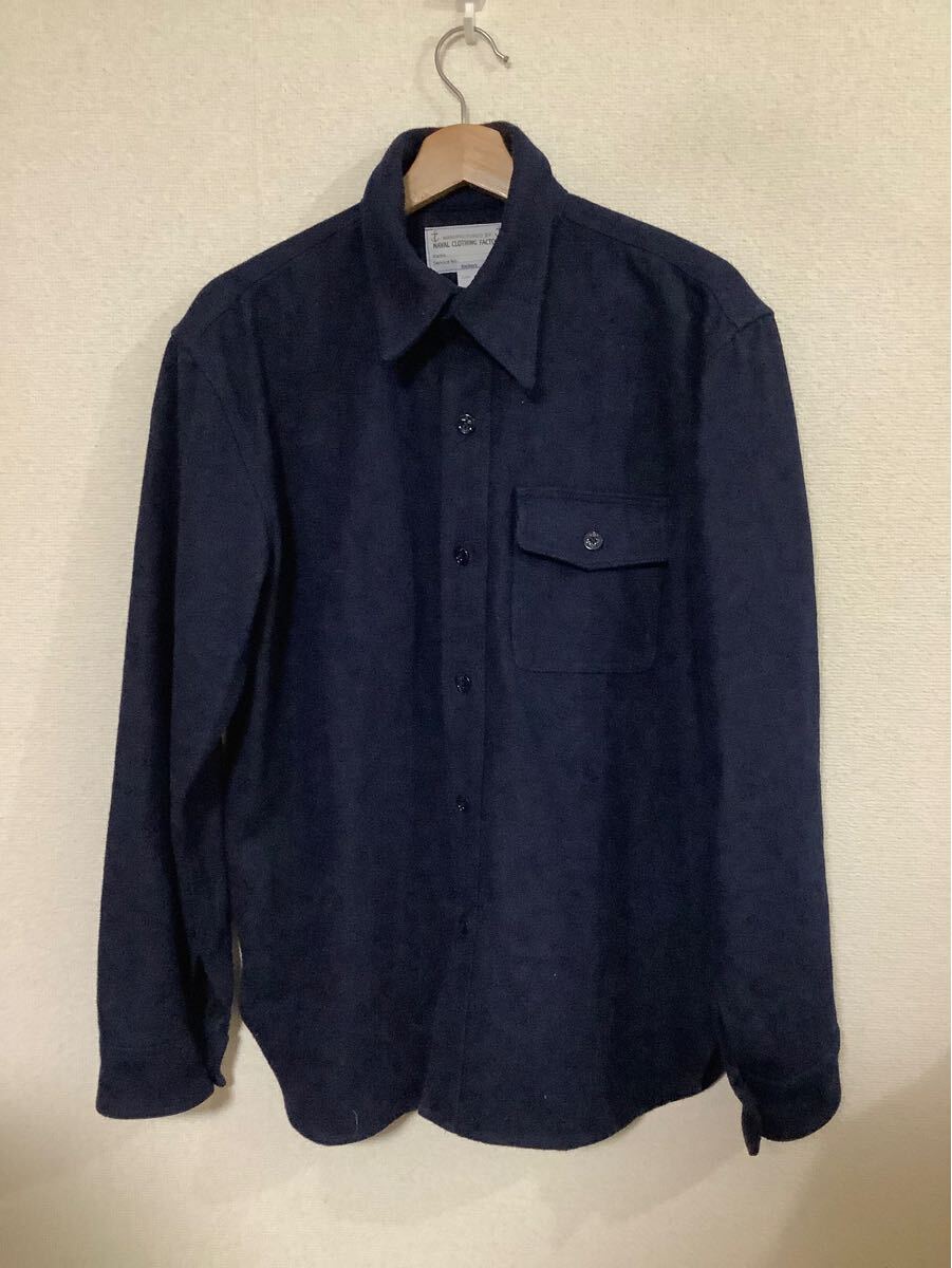 NAVAL CLOTHING FACTORY 40's CPOシャツ レプリカ ネイビー USNAVY ビンテージ フリー&イージー カジュアル ミリタリー(制服)｜売買されたオークション情報 ...