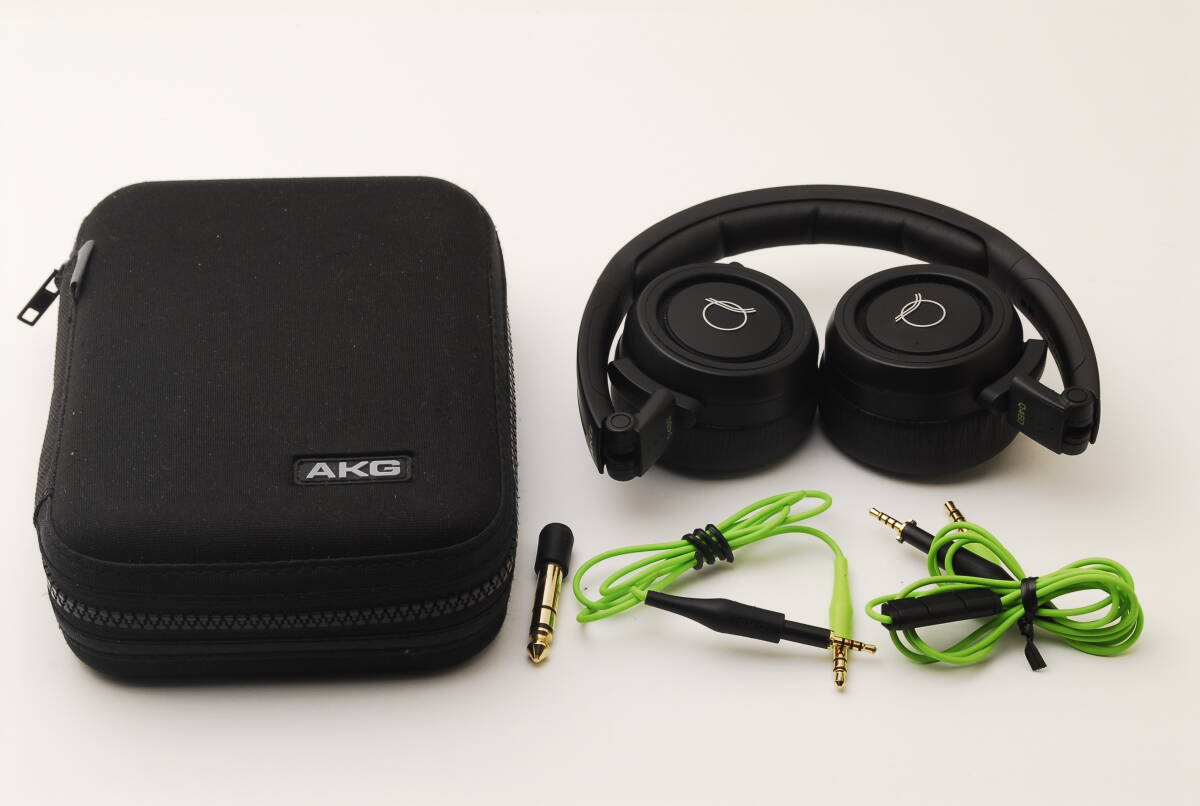Yahoo!オークション - 【イヤーパッド交換済み】AKG Q460 ブラック ア...