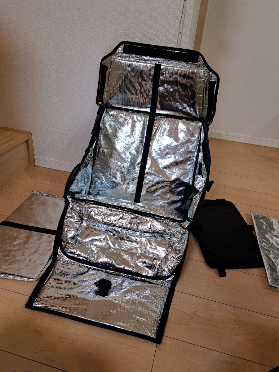 Yahoo!オークション - Demaecan 出前館 配達 クーラーバッグ ネイビー ...