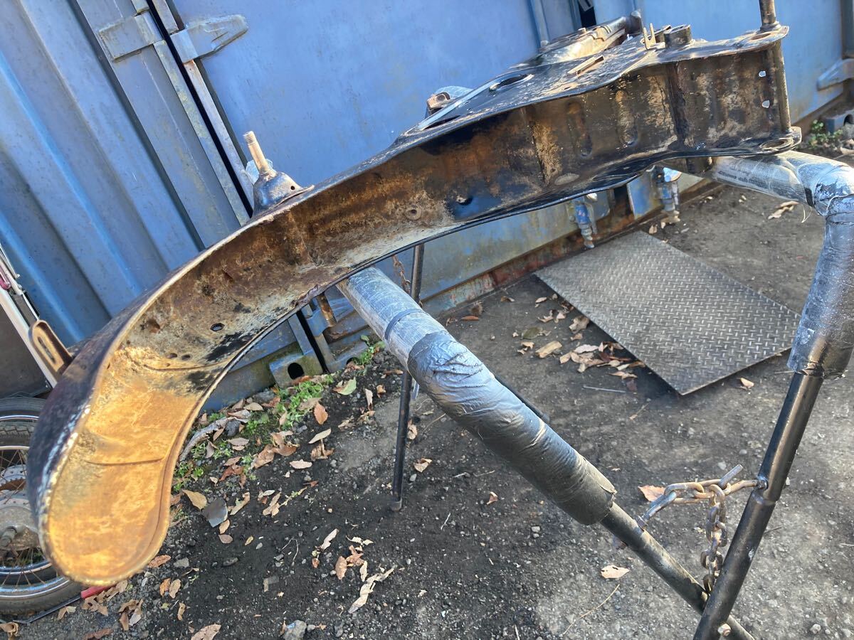 Yahoo!オークション - スポーツカブ CS65 (S65-A09) フレーム 廃車証明...