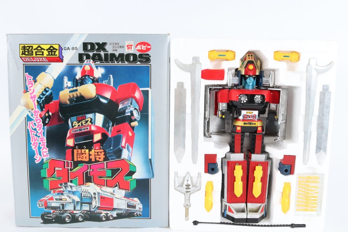 日本代購代標第一品牌【樂淘letao】－ポピー DX 闘将ダイモス GA-85 超合金 フィギュア レトロ ロボット 玩具 おもちゃ ヴィンテージ 箱付き 0507-YN