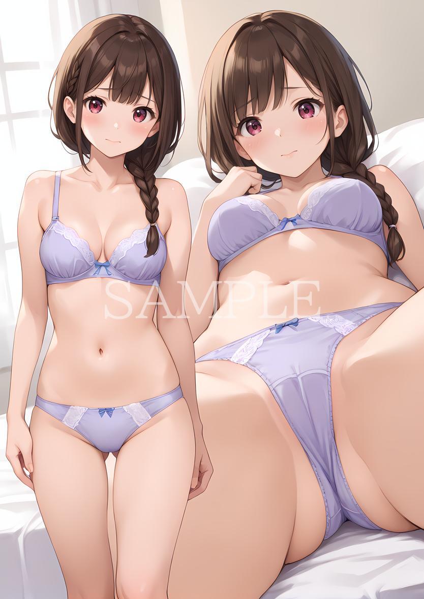 Yahoo!オークション - A0021 一点もの オリジナルイラスト【AI美女ポス...