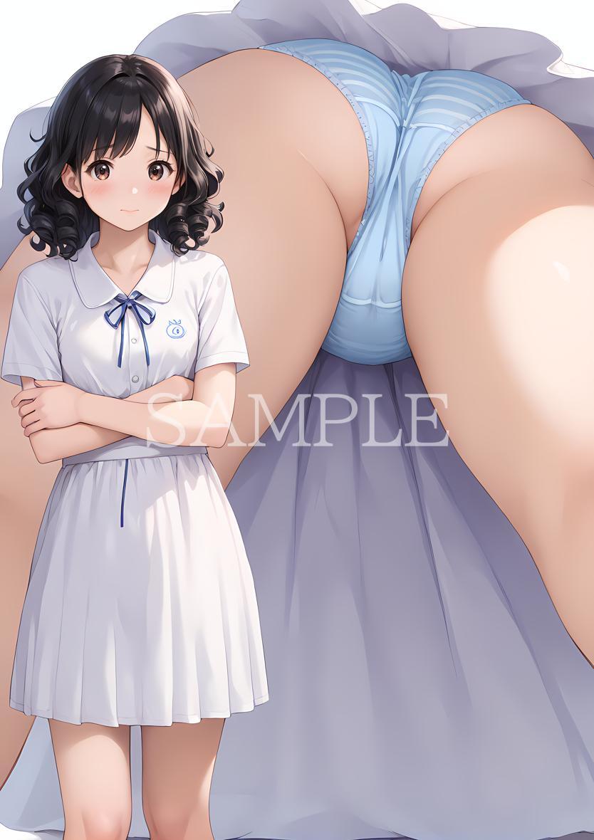 Yahoo!オークション - A0061 一点もの オリジナルイラスト【AI美女ポス...