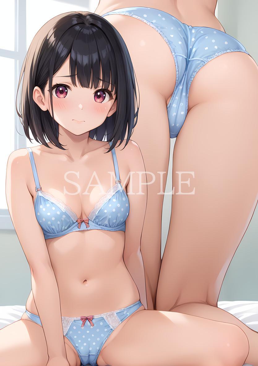 Yahoo!オークション - A0063 一点もの オリジナルイラスト【AI美女ポス...