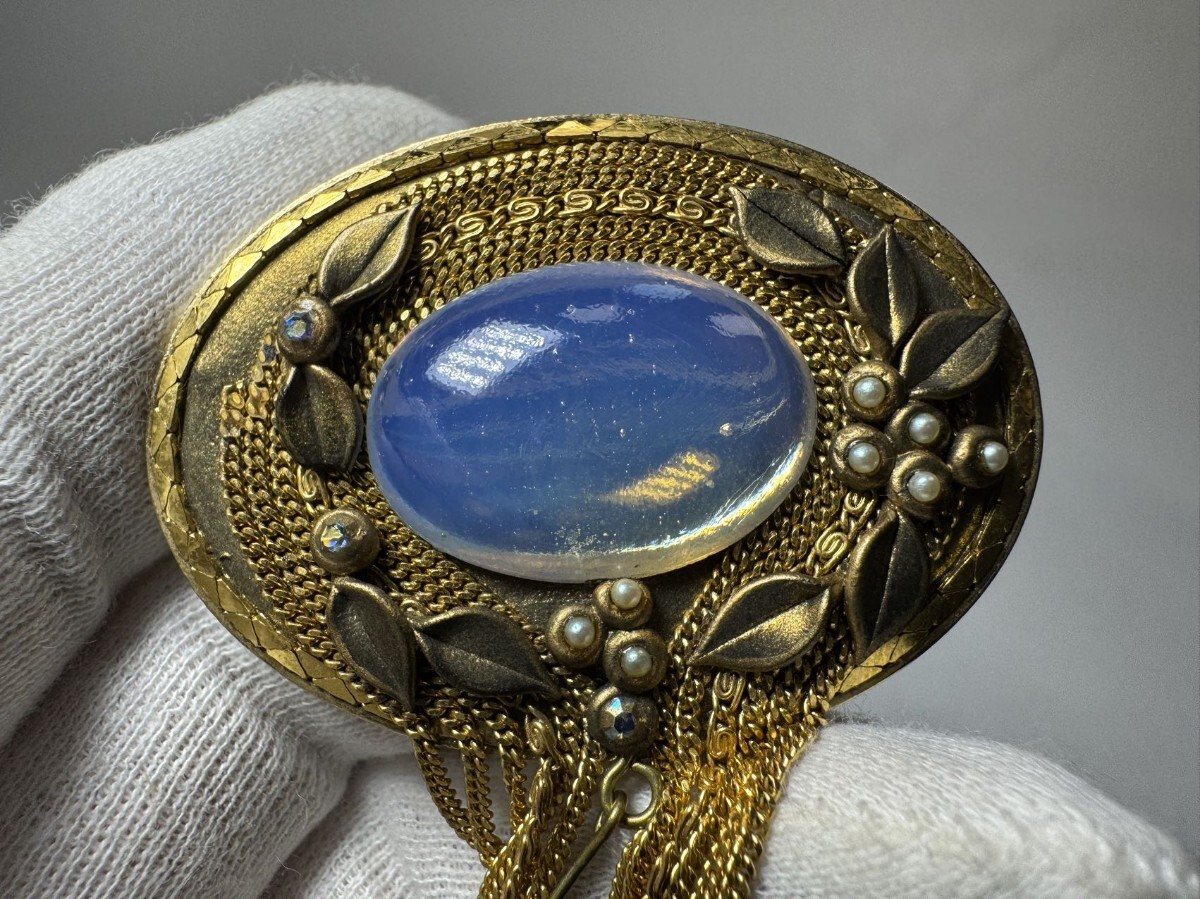 Yahoo!オークション - AS487 ヴィンテージ MARENA ブローチ オパール W...