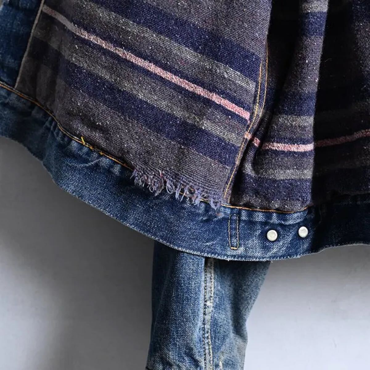 表記サイズ50? LEVI'S 517XX DENIM JACKETハギ 1950'S SUPER 表記サイズ50? LEVI'S 517XX DENIM JACKETハギ 1950'S SUPER