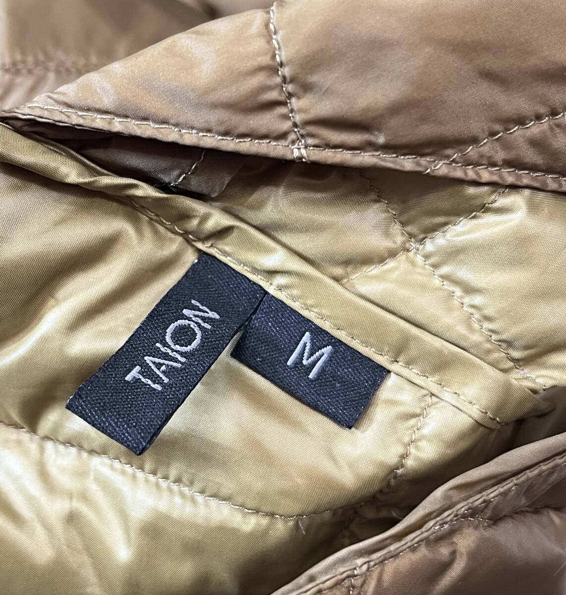 Yahoo!オークション - TAION ダウンベスト カーキM インナーダウン タ...