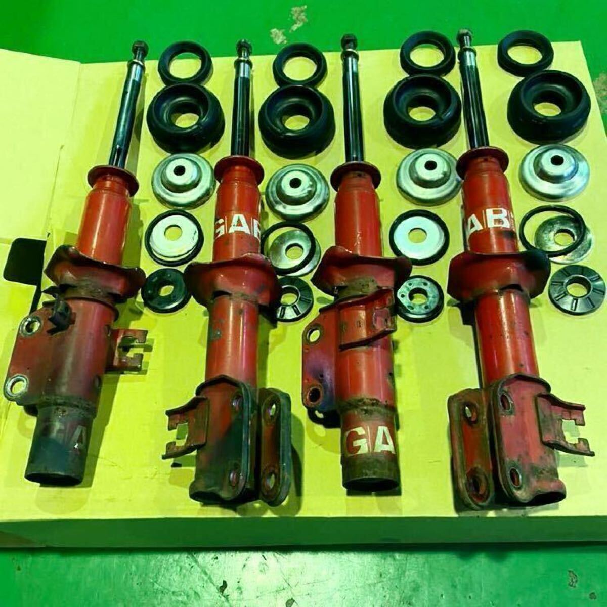 Yahoo!オークション - AZ-1 足回りパーツ(GAB減衰調整ショックアブソー...