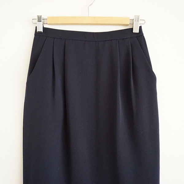 Yahoo!オークション - #anc SALE レリアン Leilian スカート 9 紺 タイ...