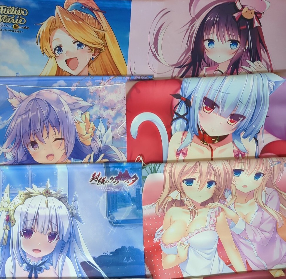 Yahoo!オークション - B2タペストリー 6本 まとめ売り wスエード きの...