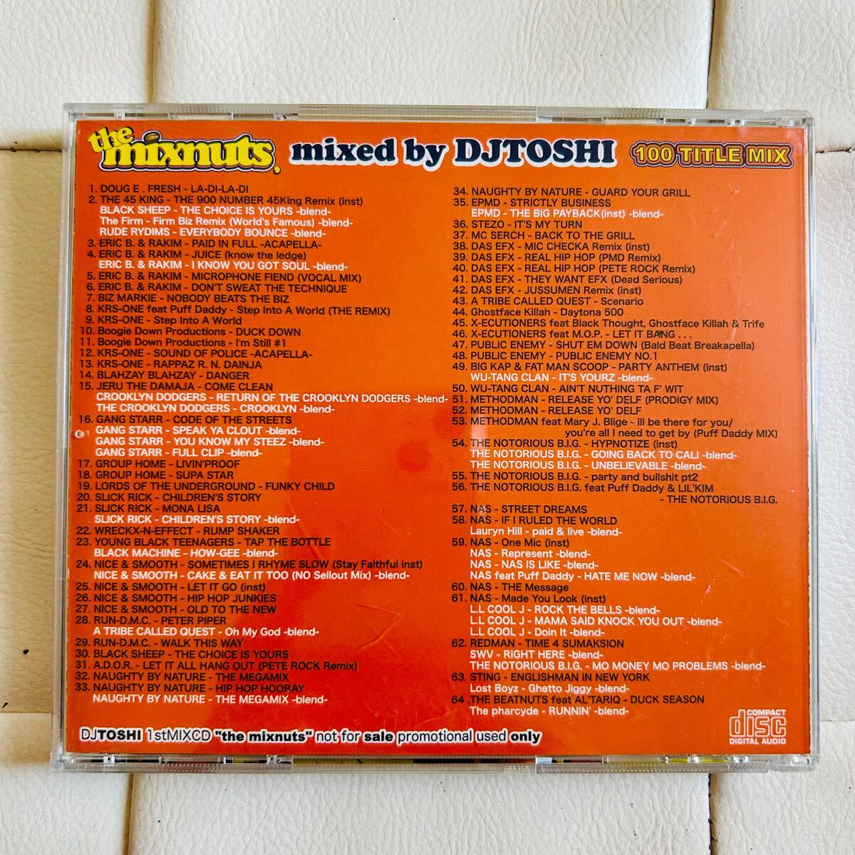 / DJ TOSHI / MIX NUTS / 90s HIPHOP CLASSICS MEGAMIX 100曲(ラップ、ヒップホップ)｜売買されたオークション情報、yahooの商品情報を ...