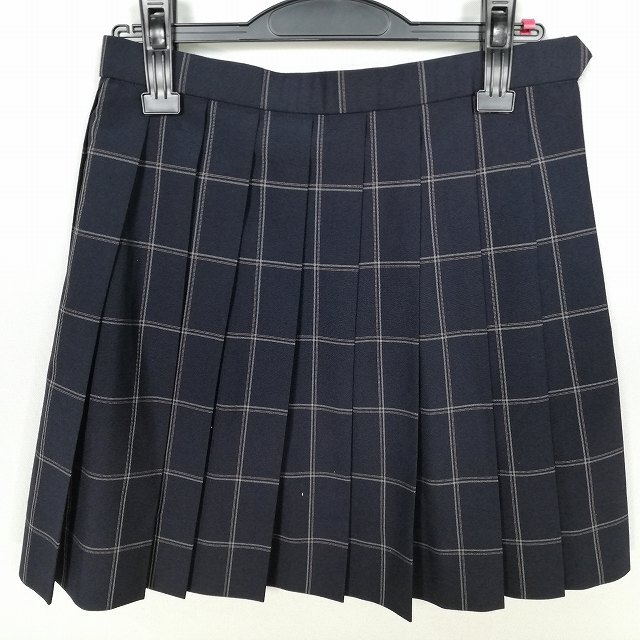 Yahoo!オークション - 1円 スクールスカート 夏物 w63-丈44 チェック ...