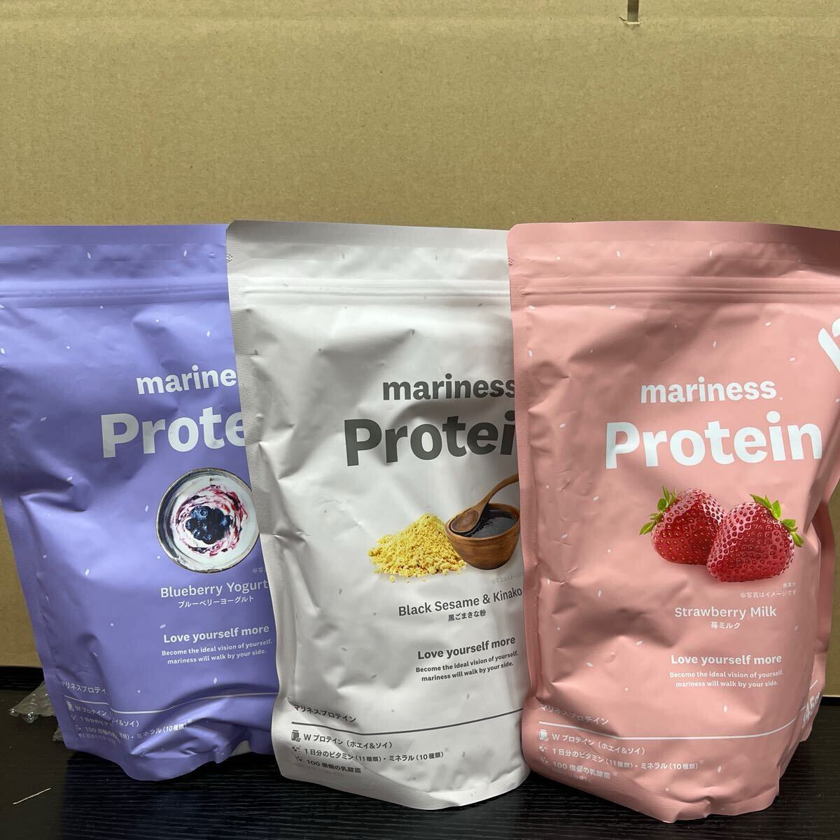 Yahoo!オークション - C12【個人保管品】marriness Protein マリネスプ...