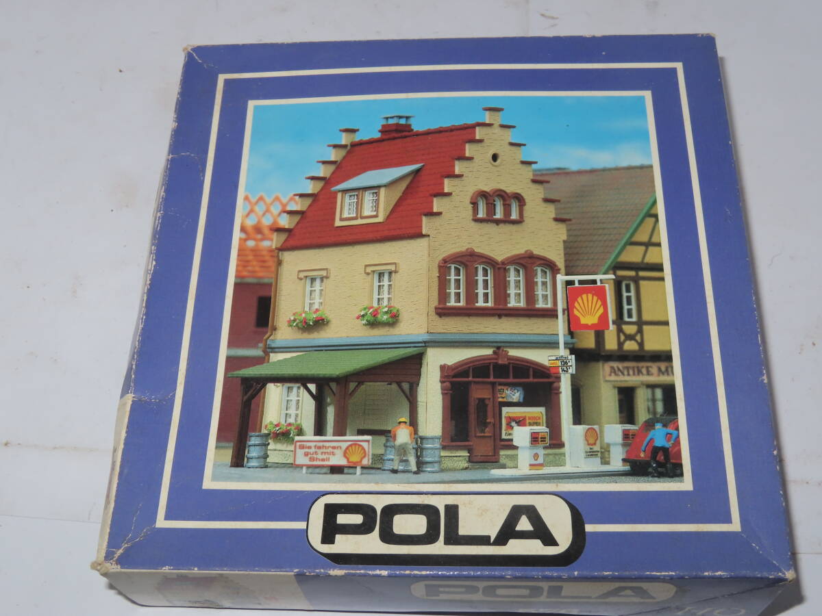 Yahoo!オークション - Pola HO 576 " Wohnhaus mit Shell-Tankstell...