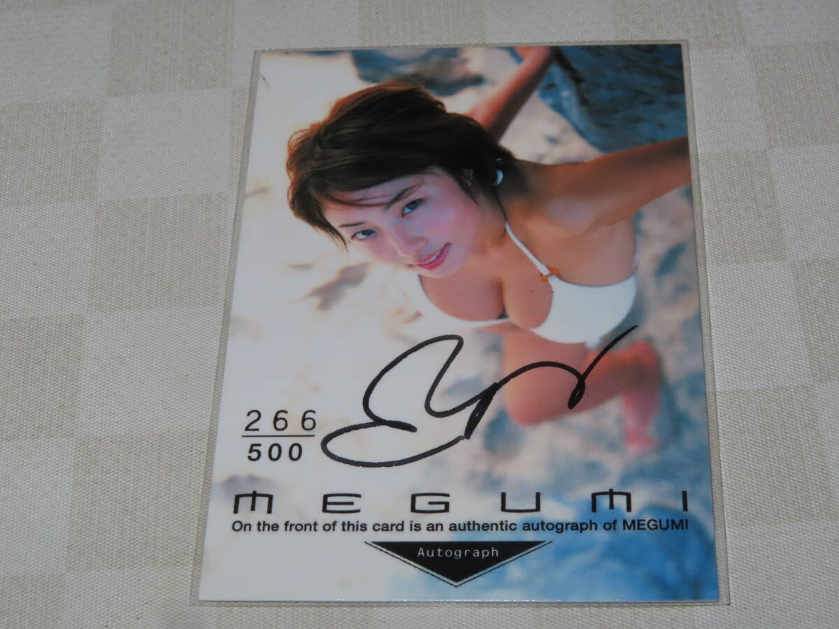 ネコポス可 MEGUMI 直筆サイン入り オートグラフ トレカ トレーディングカード コスチュームカード(ま行)｜売買されたオークション情報、yahooの商品情報をアーカイブ公開 ...
