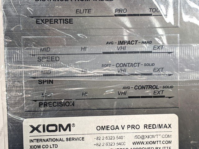 Yahoo!オークション - 12og518/卓球ラバー XIOMエクシオン OMEGAオメガ...