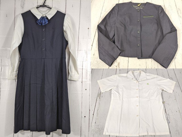 Yahoo!オークション - 【as906】愛知県 至学館高校 女子用学生服 制服 ...