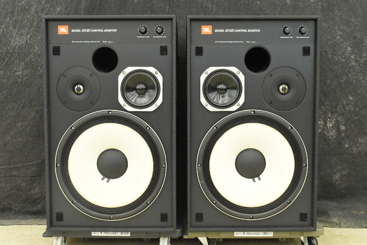 Yahoo!オークション - F JBL 4312D CONTROL MONITOR スピーカー ペア ...