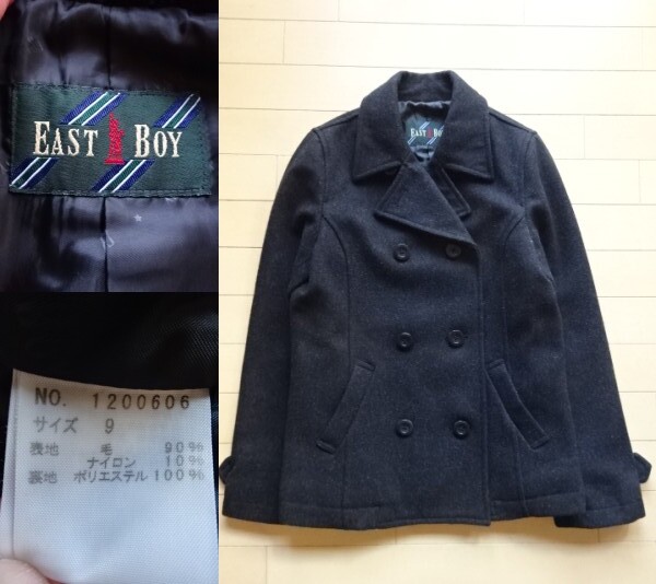 EASTBOY スクール ピーコート チャコールグレー SIZE:9号 イーストボーイ Pコート 通勤 通学(コート)｜売買されたオークション情報、yahooの商品情報をアーカイブ公開 ...