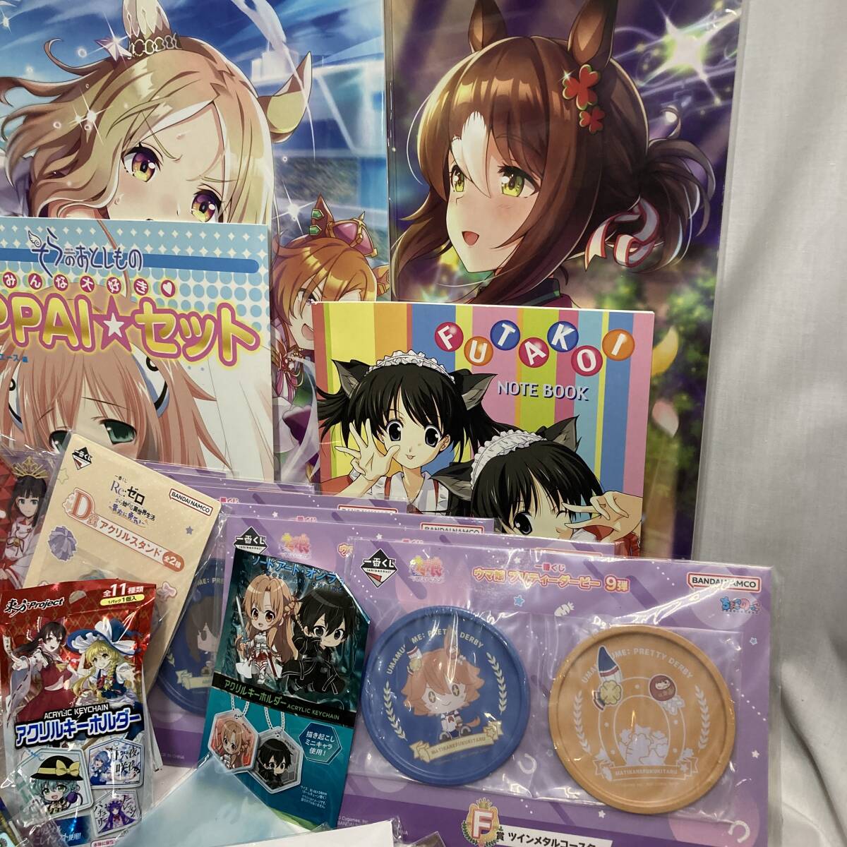 Yahoo!オークション - 32Mdd 萌え系アニメグッズ まとめて箱詰め 五等...