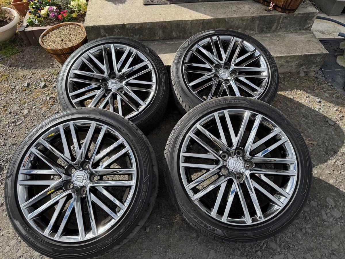 極 クラウンアスリート210系 純正ホイール5穴8J+40PCD114.3 8J PCD114(5穴)｜売買されたオークション情報、yahooの商品情報をアーカイブ公開 - オークファン ...