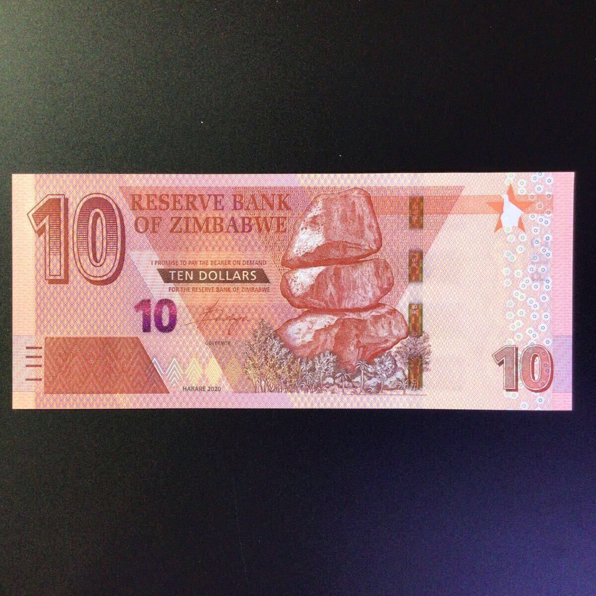Yahoo!オークション - World Paper Money ZIMBABWE 10 Dollars【2020】