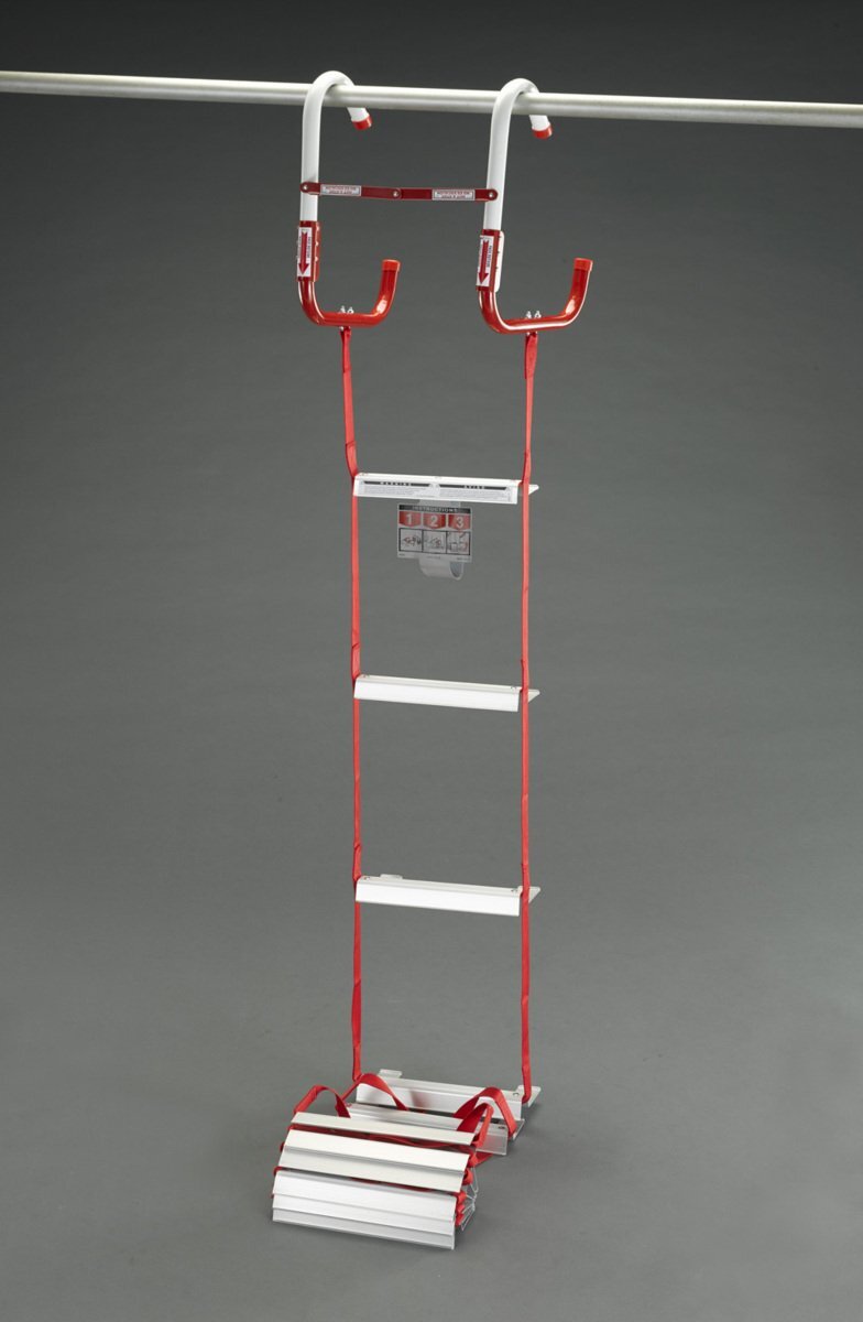 ESCO 3.96m 避難 はしご (折り畳み式) EA904Z-51 火災 非難 訓練 はしご ビル マンション 管理室 アパート 屋上 整備 防災 防災