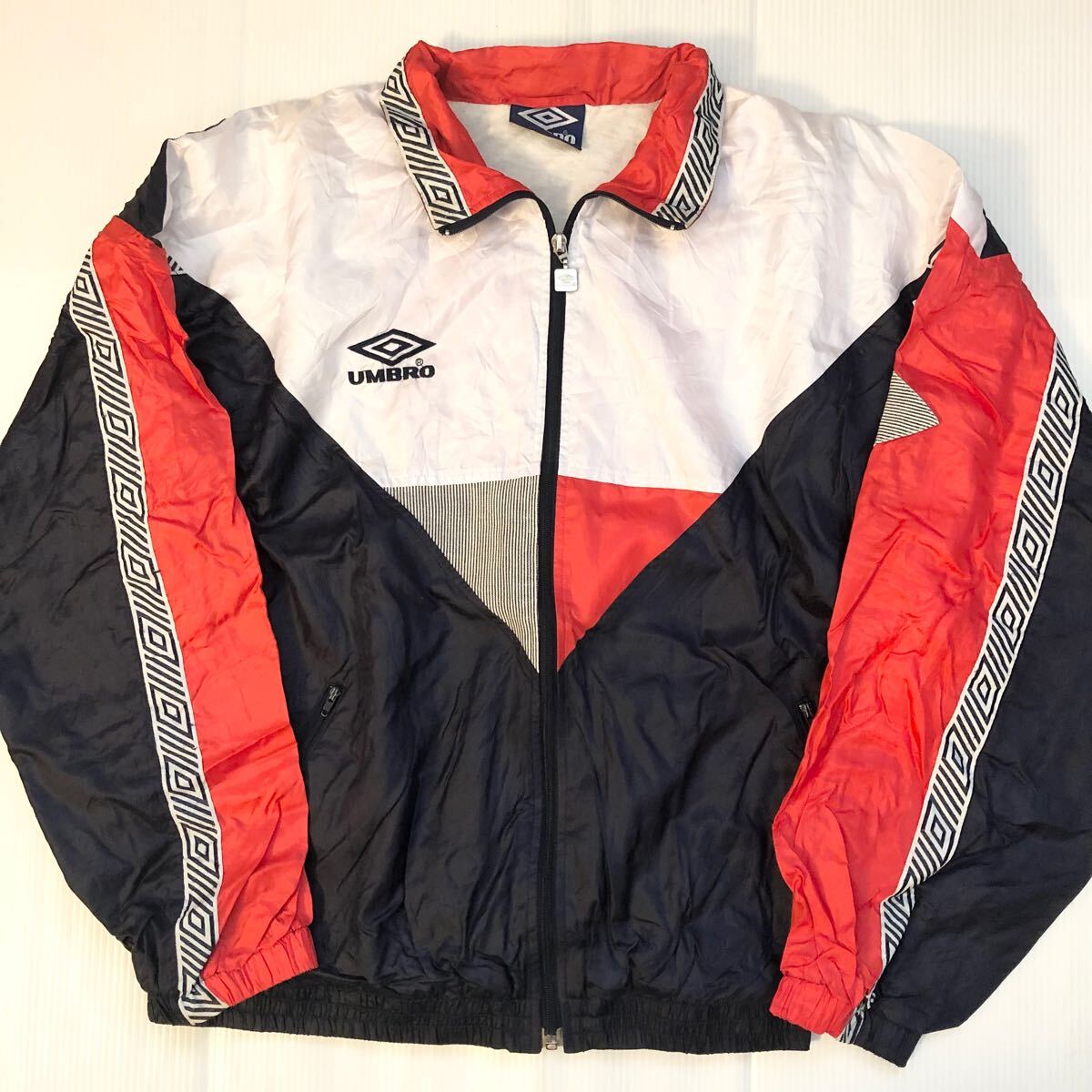 Yahoo!オークション - アンブロ UMBRO M 裏地コットン 切り替え ナイロ...