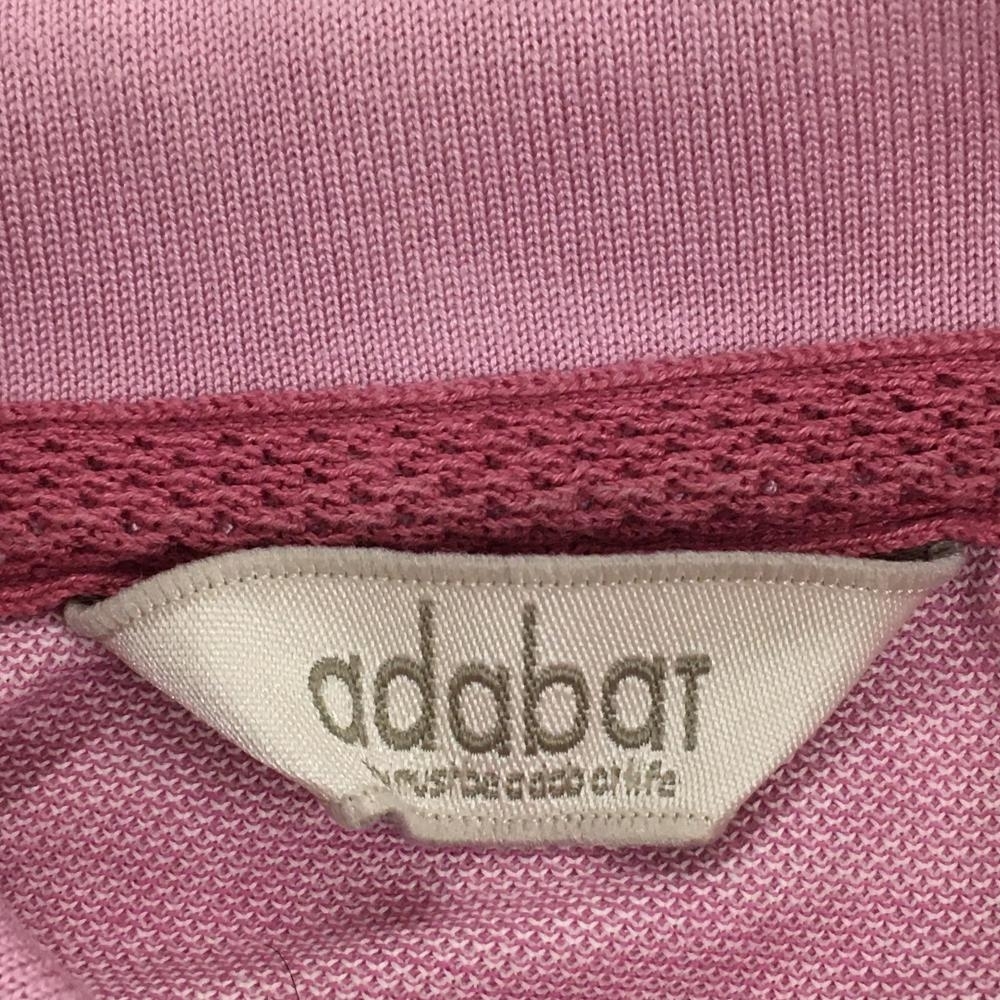 Yahoo!オークション - アダバット 半袖ポロシャツ ピンク 織生地 メン...