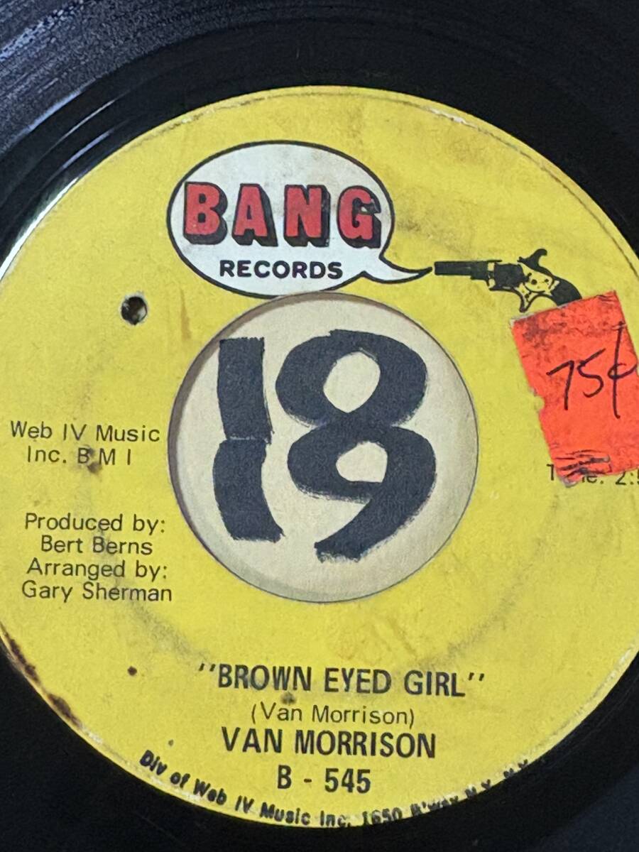 Yahoo!オークション - VAN MORRISON BROWN EYED GIRL 両面VG++