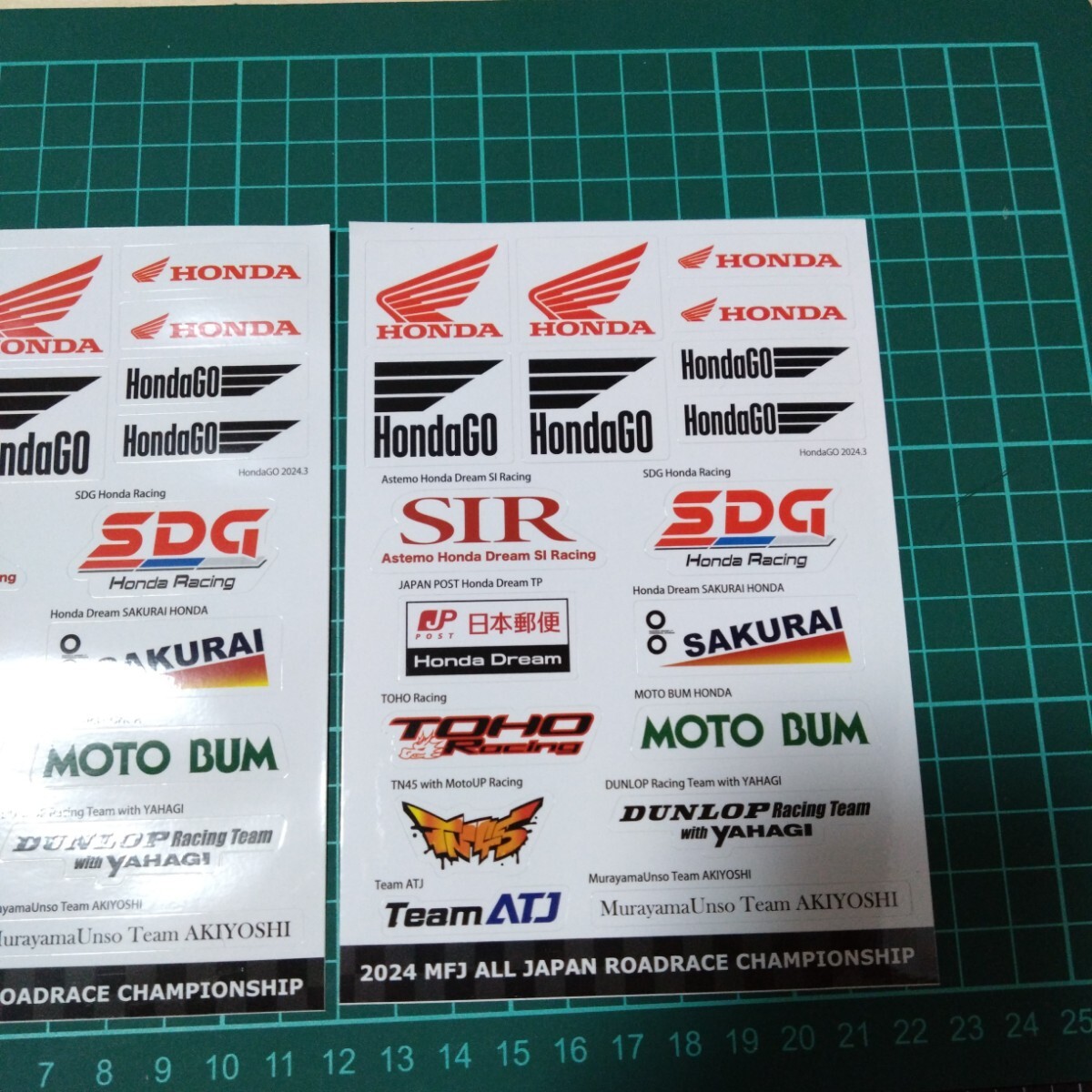 Yahoo!オークション - バイクステッカー ステッカー セット Honda 2024...