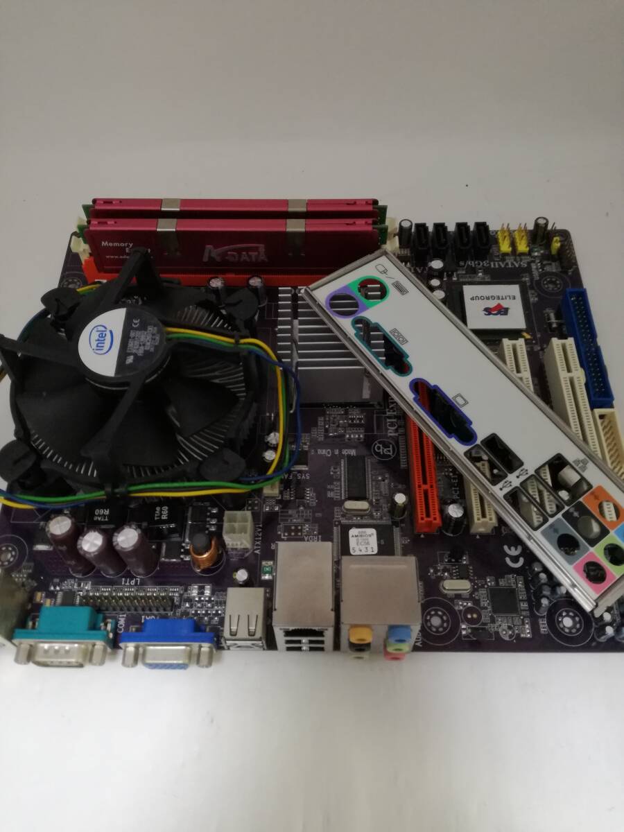 Yahoo!オークション - 送料無料 G31T-M(LGA775) Core2DuoE8500 メモリ...