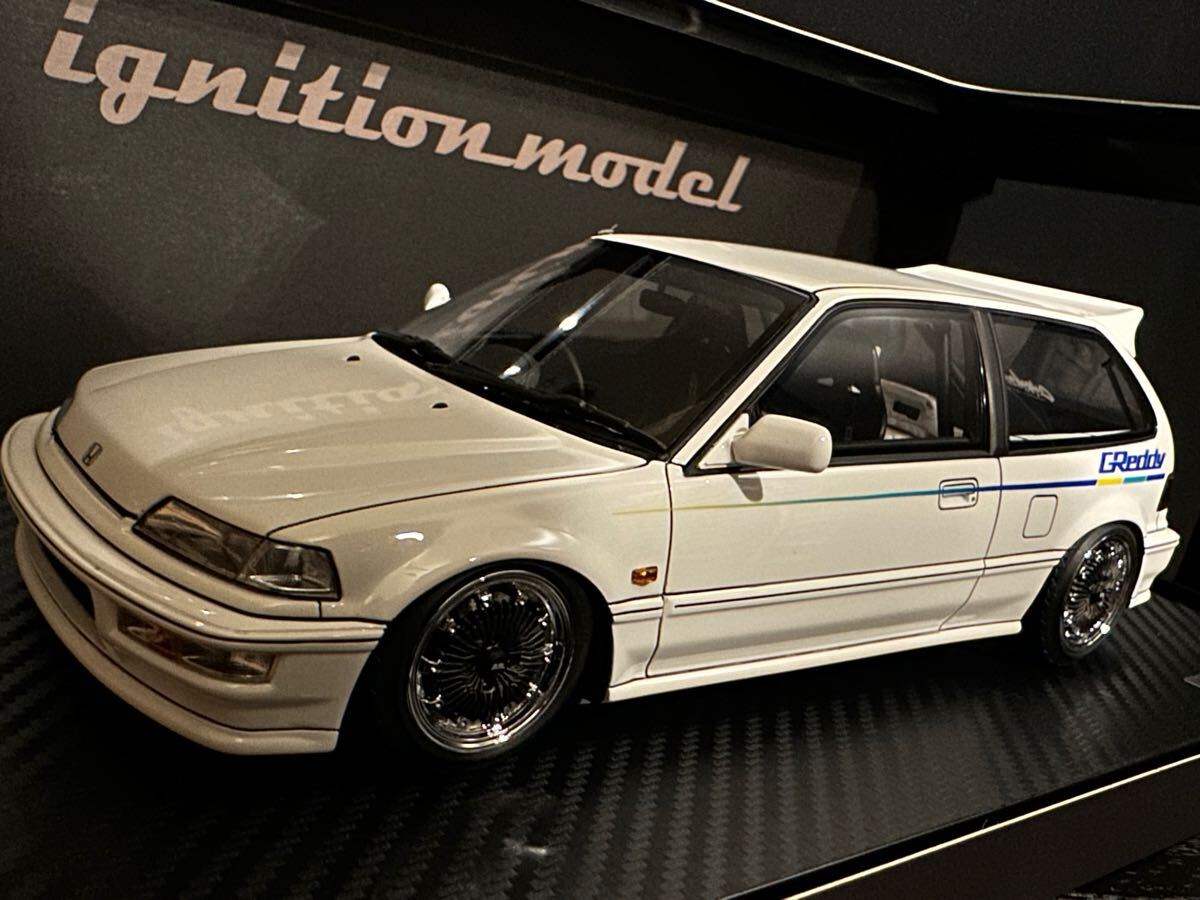 Yahoo!オークション - [新品] 1/18 IG3122 Honda CIVIC EF9 SiR White ...