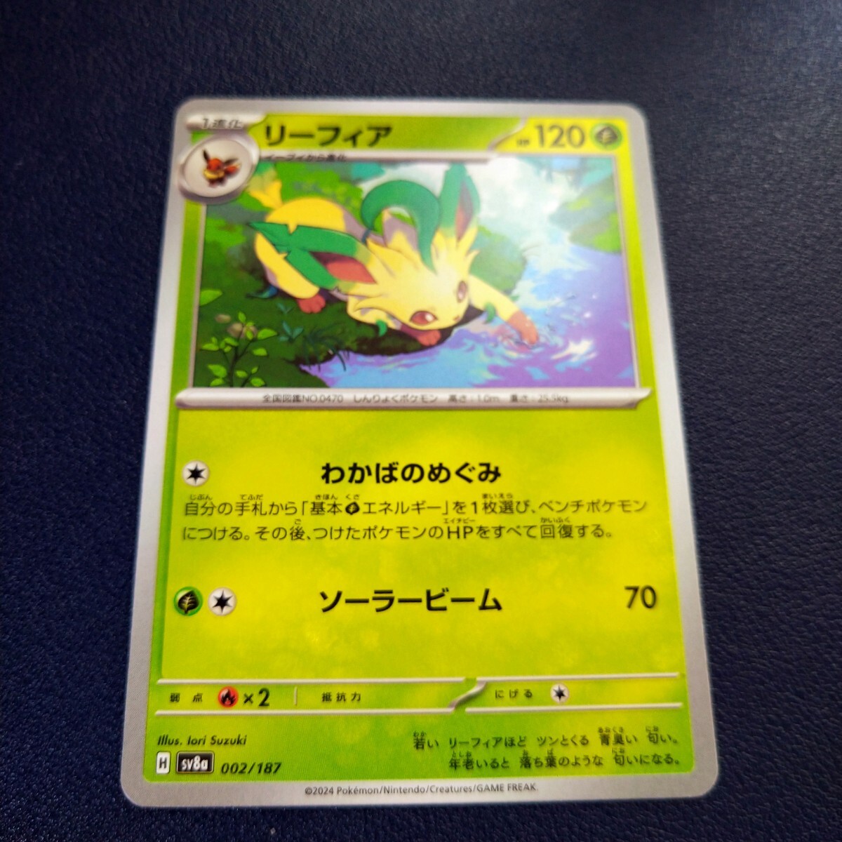 Yahoo!オークション - リーフィア ノーマル 002/187 sv8a テラスタルフ...
