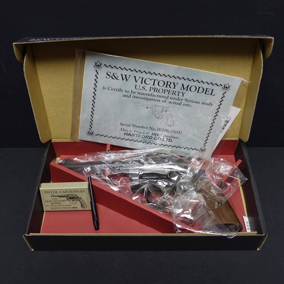 Yahoo!オークション - HWS S&W VICTORY MODEL 5インチ シリアルナンバ...