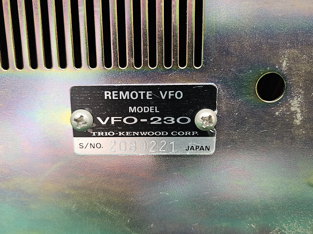 Yahoo!オークション - TRIO トリオ リモートVFO VFO-230 USED品