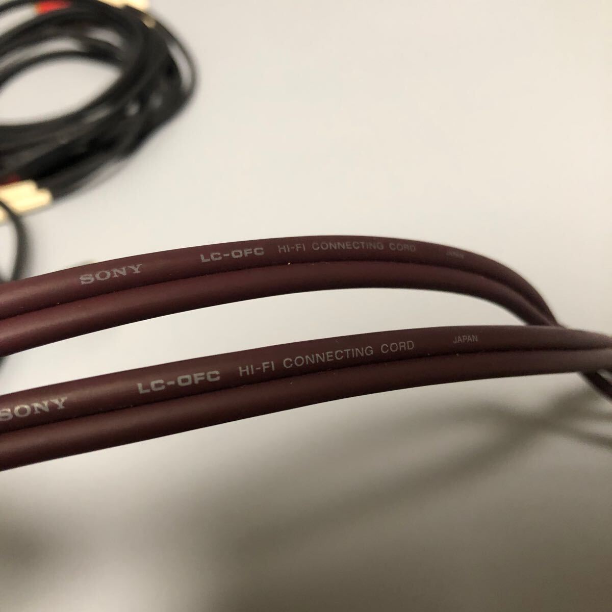 Yahoo!オークション - OFC RCAケーブル セット SONY LC-OFC Hi-Fi CONN...