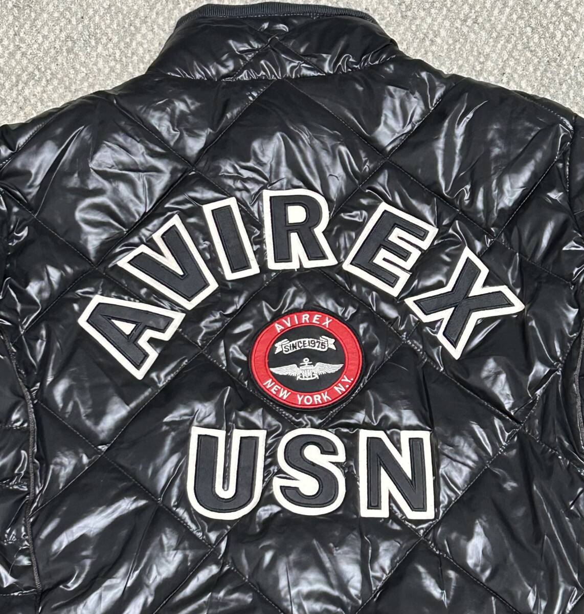 Yahoo!オークション - 美品⑪AVIREX【XL】キルティングJKT TOPGUN アヴ...