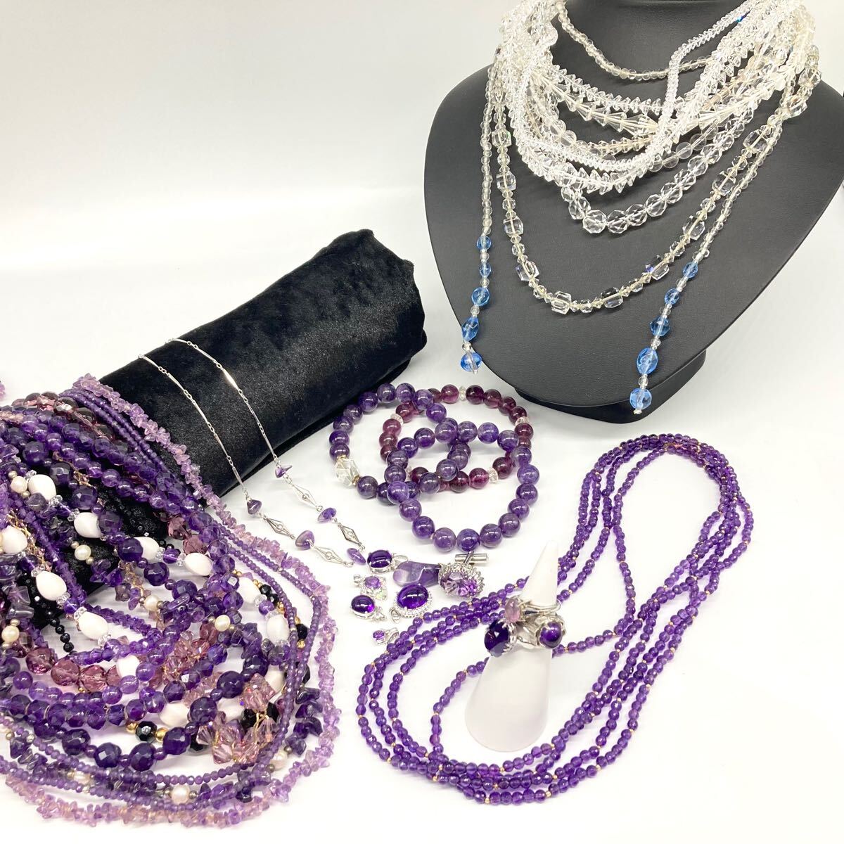 Yahoo!オークション - 1円スタート K10 K18入り/大量 アクセサリーおま...