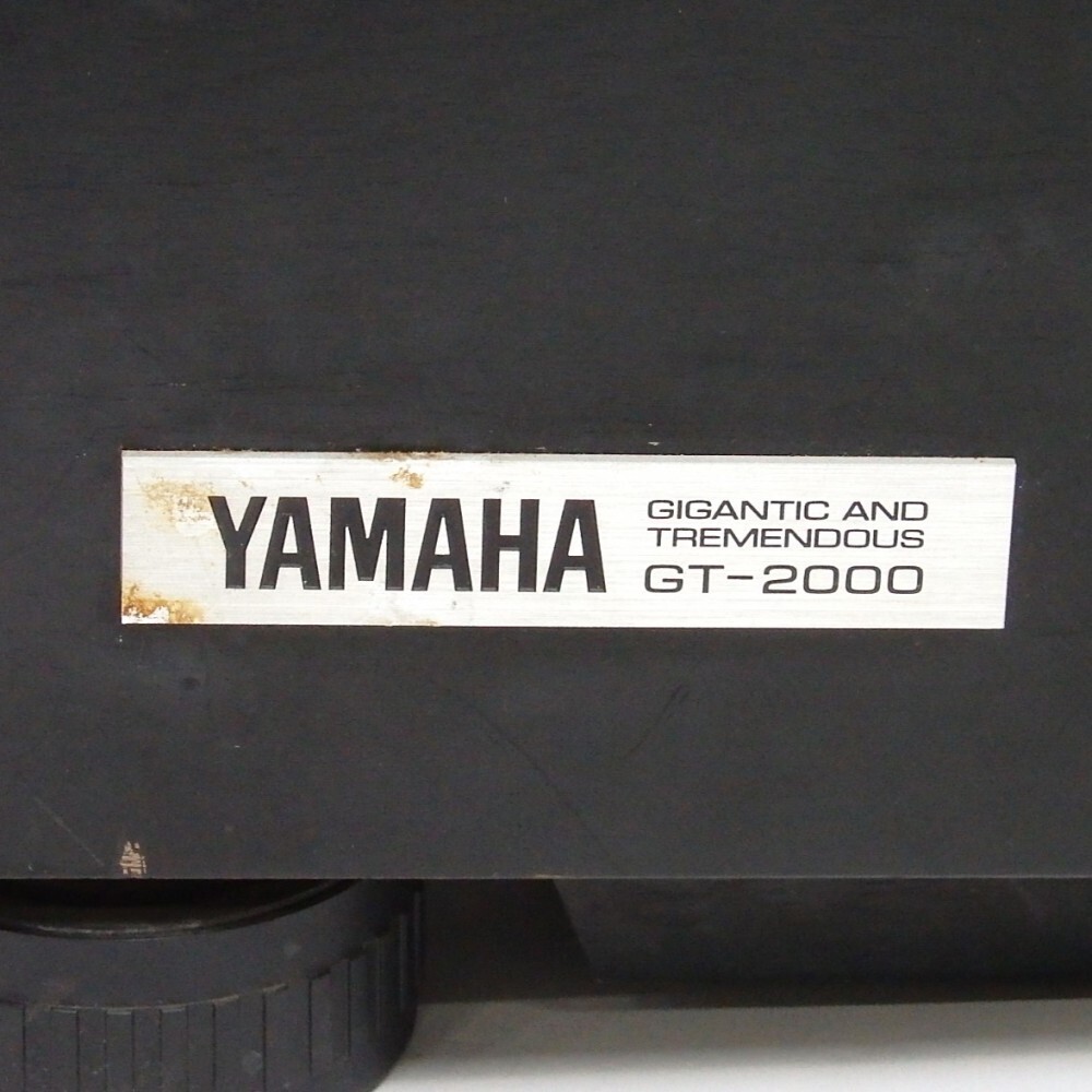1円〜 YAMAHA ヤマハ GT-2000 レコードプレーヤー ターンテーブル 通電のみ確認済 ※同梱不可 y40-3216950【Y商品】 ターンテーブル