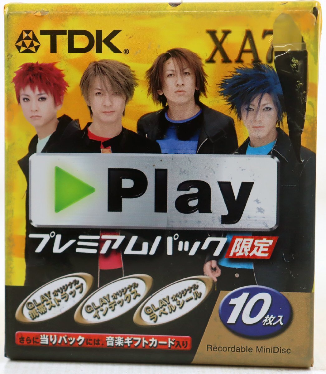 S 品 記録メディア/MD MD-XA74X10PP-PL TDK/ティーディーケー ミニディスク プレミアムパック10枚入 GLAY 限定 74分(記録媒体)｜売買されたオークション情報 ...