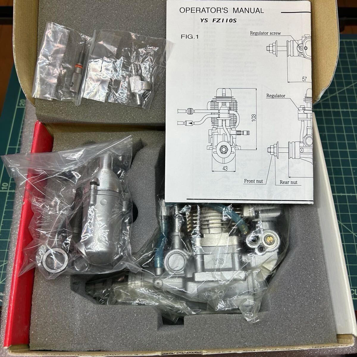 Yahoo!オークション - 未使用 YS FZ110S 4stグローエンジン 山田産業