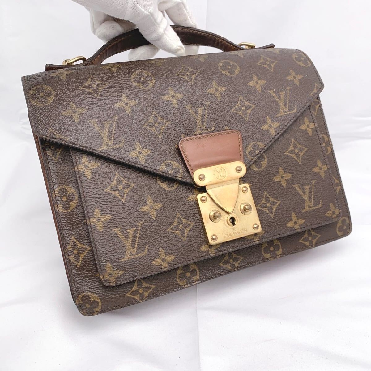 Yahoo!オークション - t849 ルイヴィトン LOUIS VUITTON ビジネスバッ...