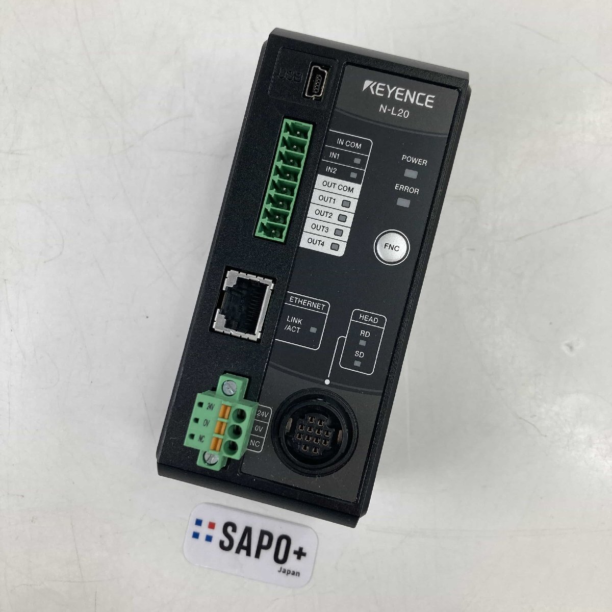 N-L20 超小型コードリーダ SR-700 シリーズ 通信ユニット Ethernet接続タイプ キーエンス センサ/変位計 8587(家電、AV、カメラ)｜売買されたオークション情報 ...