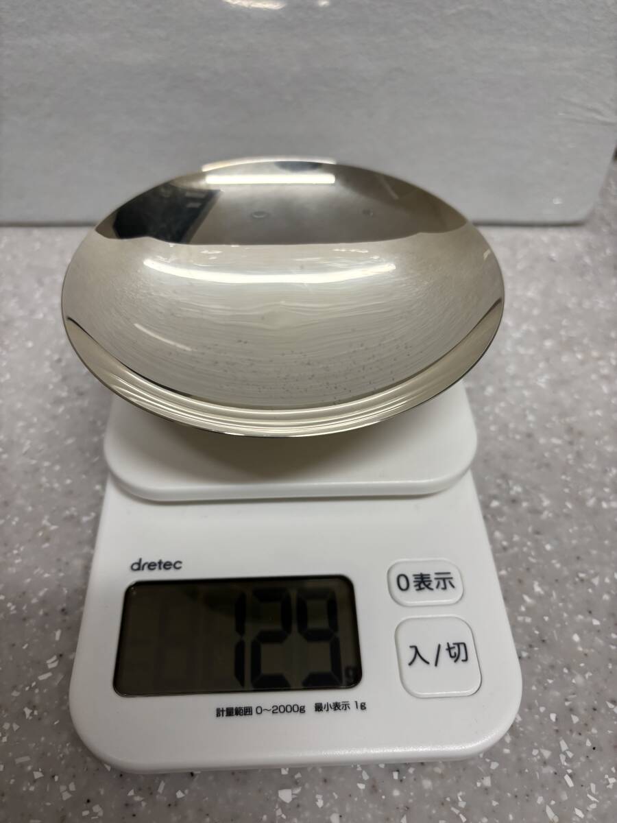 Yahoo!オークション - 純銀杯129g 銀杯 勤続25周年記念