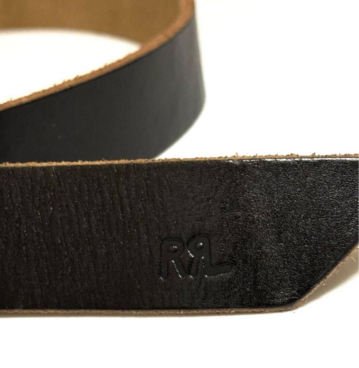 Yahoo!オークション - RRL レザーベルト ブラック 36インチ