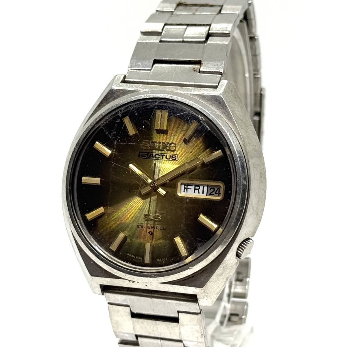 Yahoo!オークション - SEIKO セイコー5 6106-8690 ACTUS アクタス 自動...
