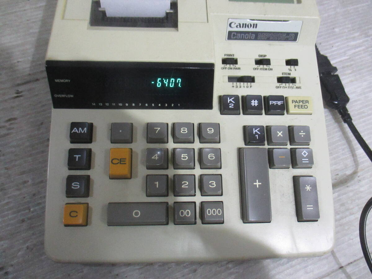 Yahoo!オークション - [DE01/C61224-1] Canon キヤノン 業務用加算式電...