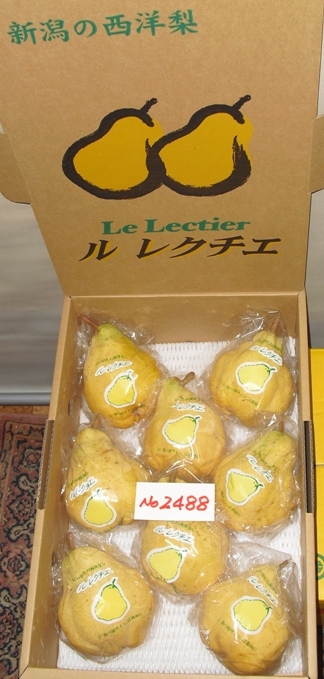 Yahoo!オークション - 洋梨 ル・レクチェ 大箱 4kg 特大 8玉No.2488